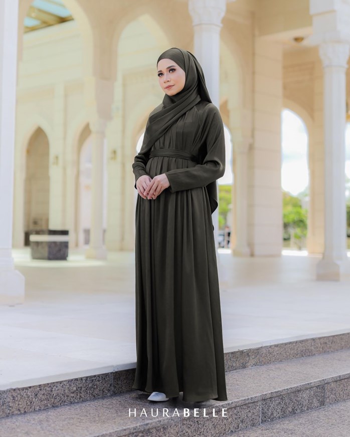 HADYA ABAYA - OLIVE | haurabelle